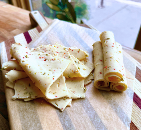 A la Carte Sliced Pepper Jack Cheese (8oz) – The Herbivorous Butcher