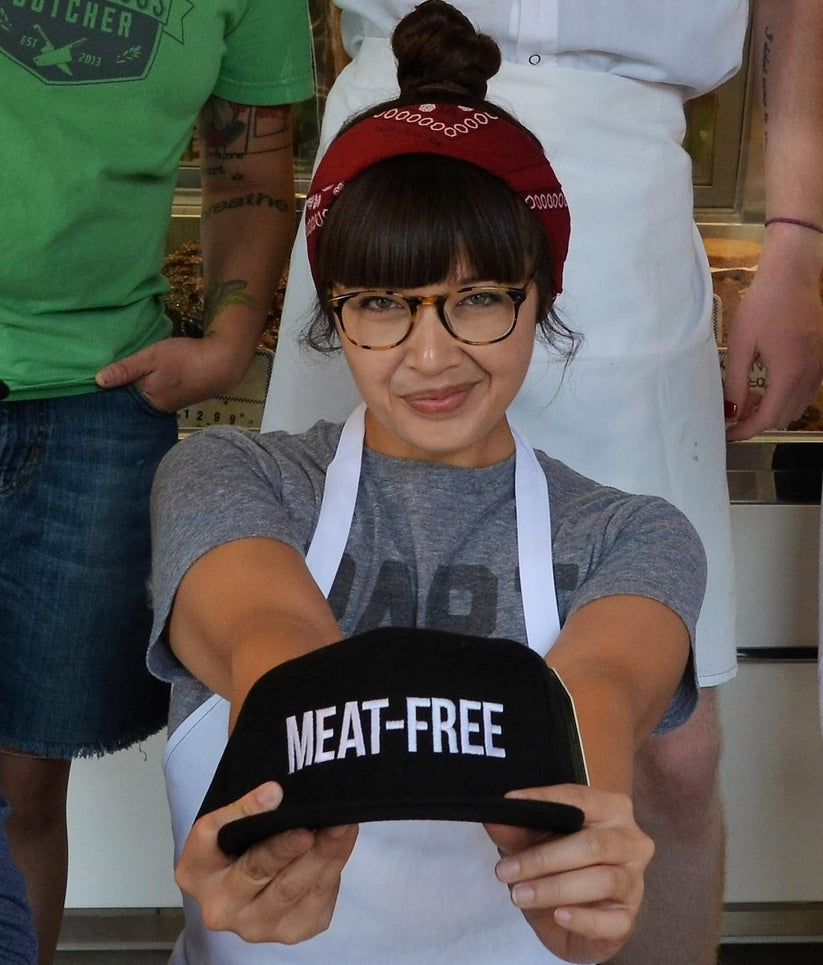 Meat-Free Snapback Hat – The Herbivorous Butcher